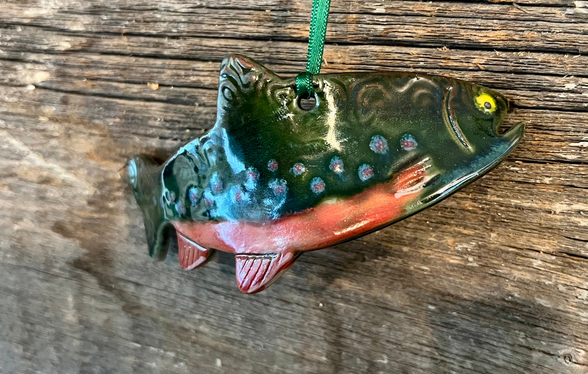 Brook Trout Ornament – Wayne Village Pottery